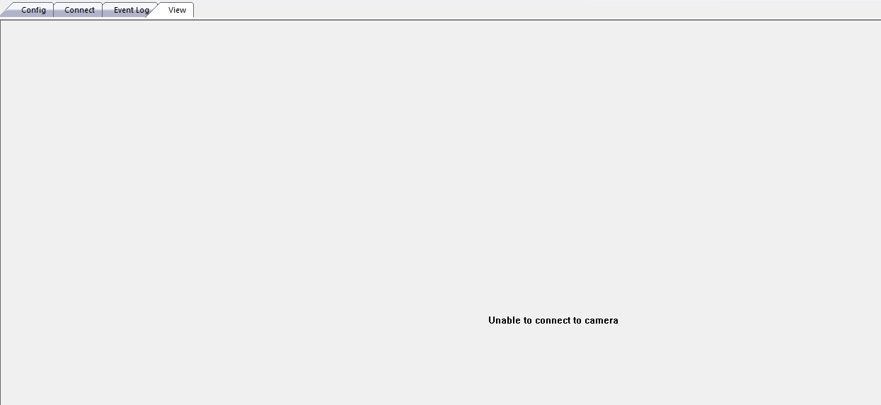 ThinManager: Unable to Connect to Camera Message in Camera Display ... ThinManager: Unable to Connect to Camera Message in Camera Display ...